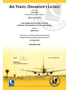ATOL Protection – Speke Travel