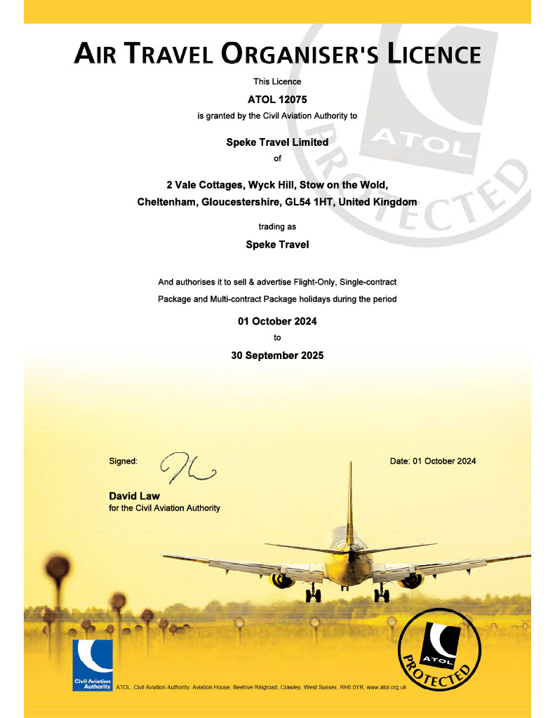 ATOL Protection – Speke Travel
